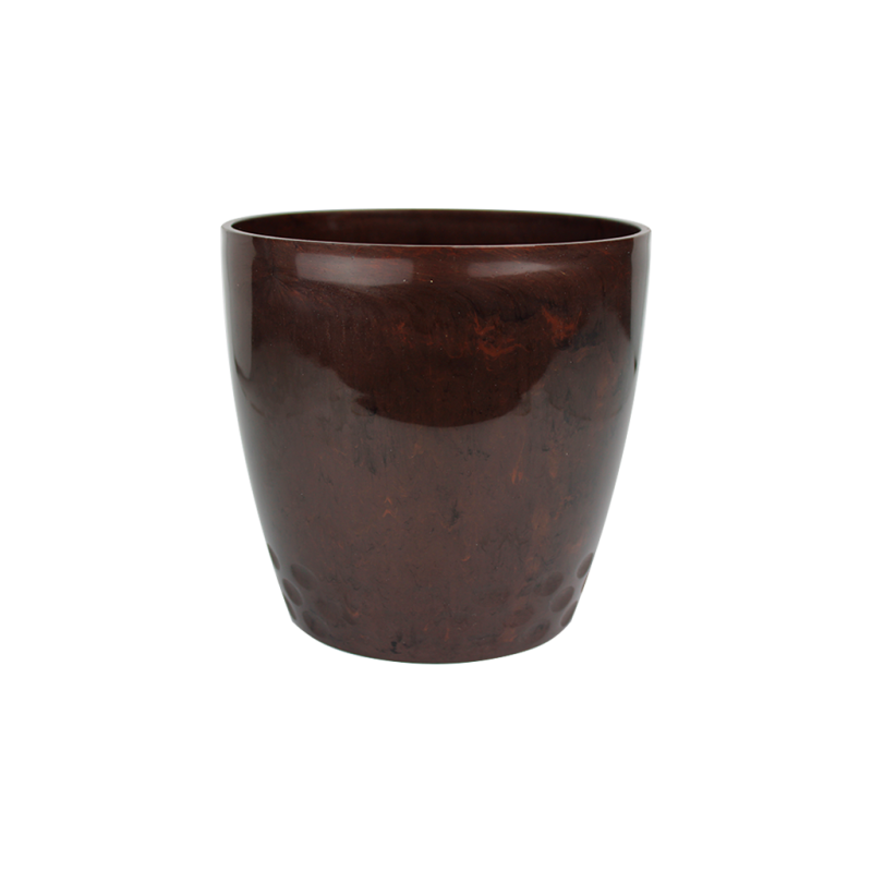 Cachepô Diamond Nº4 - Marrom Café - 2,35 litros - Jorani do Brasil